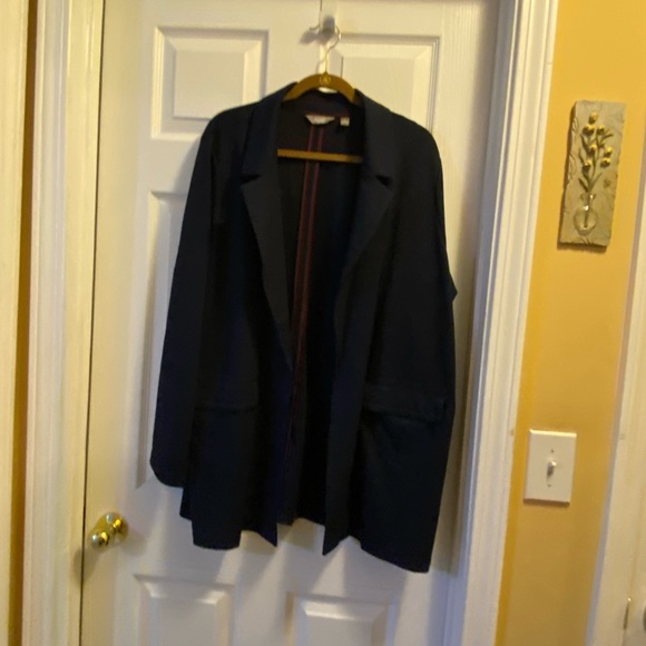 motto | Jackets & Coats | Nwot Blue Navy 2x Motto Long Sleeve Boyfriend ...